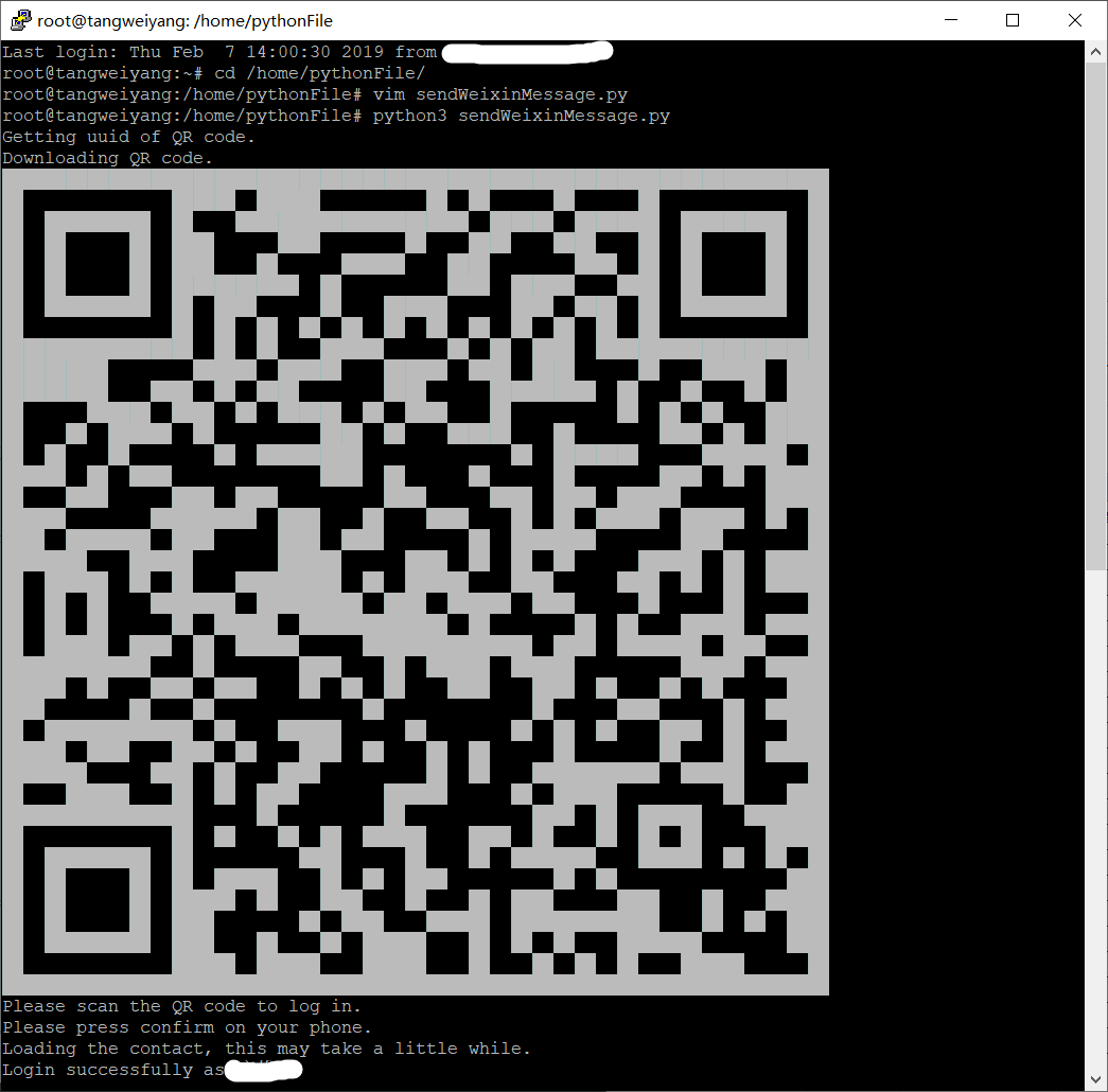 python itchat在ubuntu登录二维码乱码_weiyang_tang的博客-CSDN博客