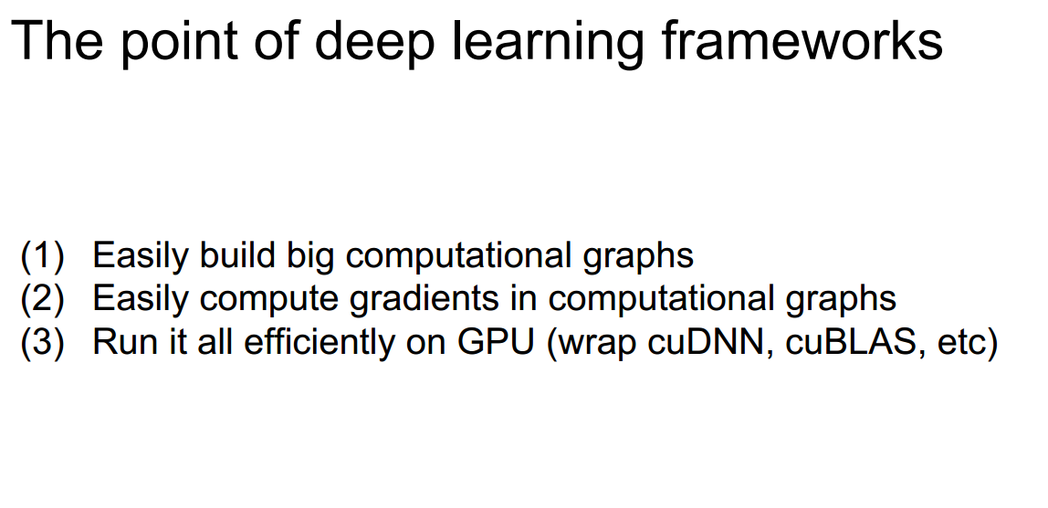 CNN笔记（CS231N）——深度学习软件（Deep Learning Software）_cnn网络软件-CSDN博客