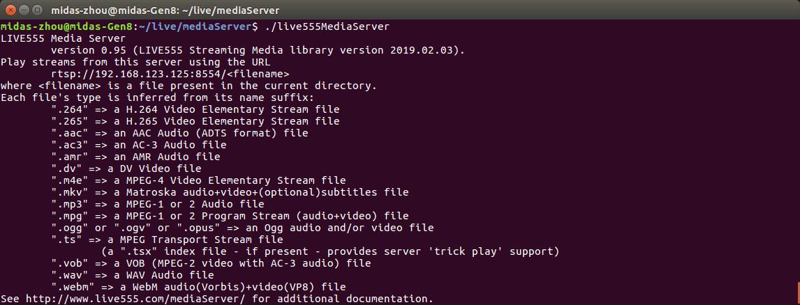 在Ubuntu上测试用live555推送摄像头H264数据流_ubuntu live555 usb摄像头-CSDN博客