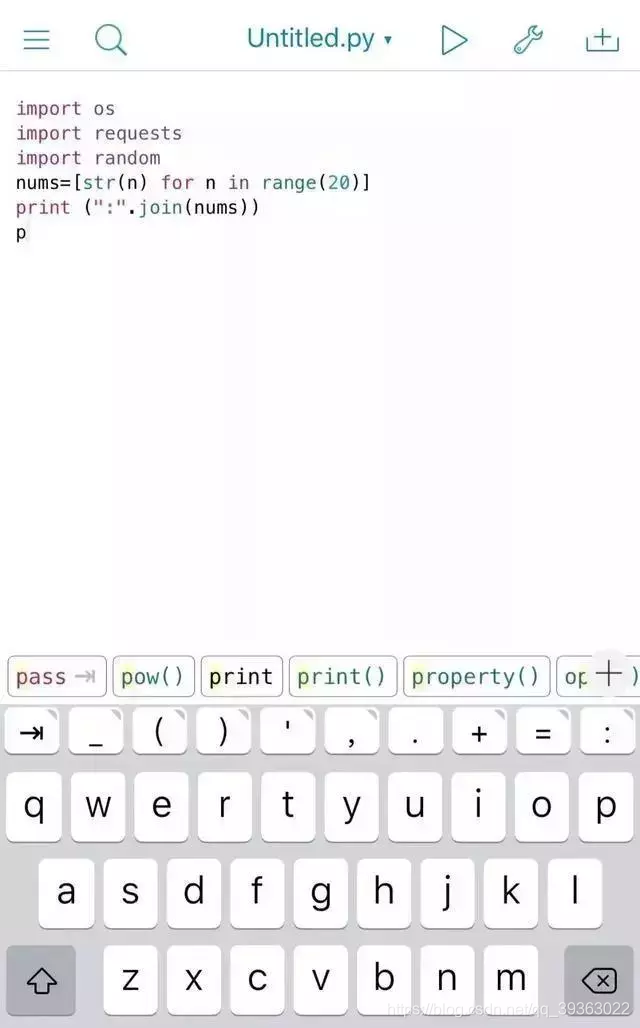 适用与ios手机的python编辑器,让你不限空间,地点都能玩转pyhton代码 Python程序代码嵌入ios系统 Csdn博客 7566
