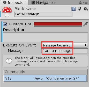 【Fungus笔记】No.2：Blocks(段落) 间的 Message(讯息) 传递_fungus block-CSDN博客