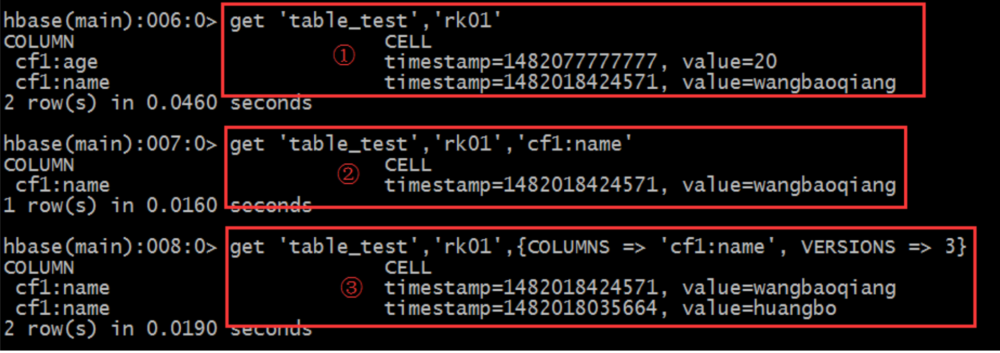 HBase的基本使用_habse desc和scan-CSDN博客