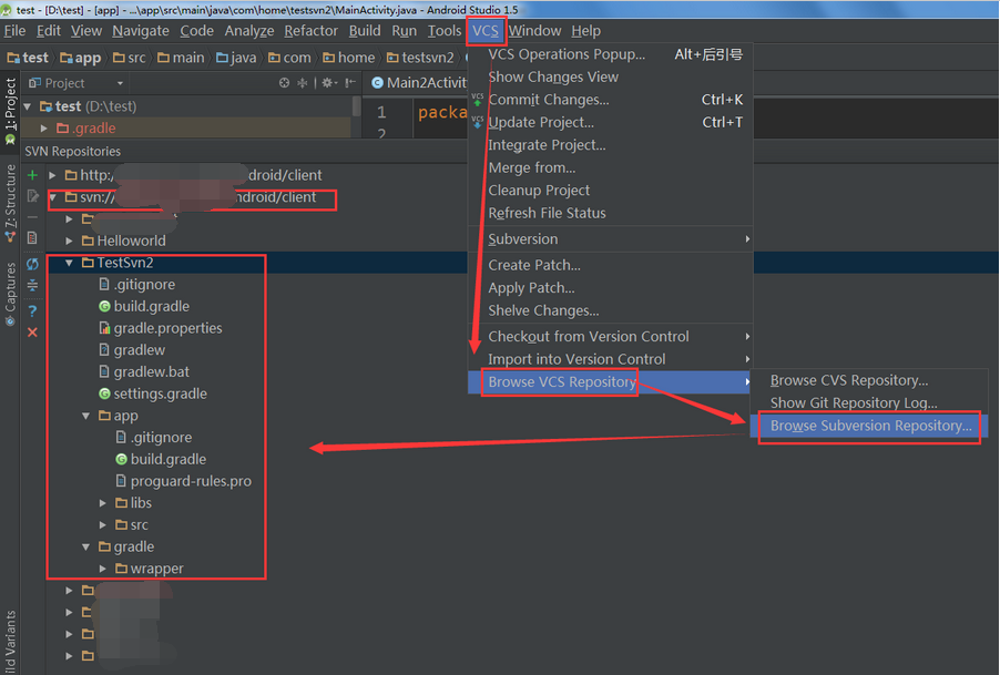 Android Studio SVN 使用_android studio svn ignore-CSDN博客