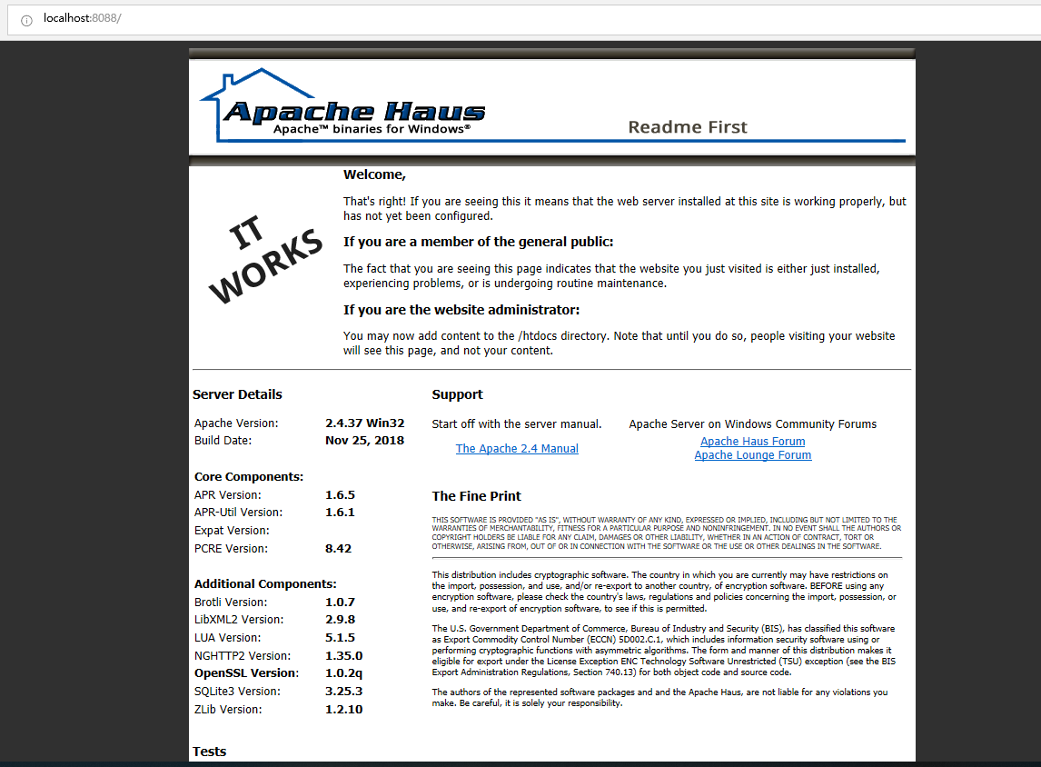 Windows系统Apache下载和安装_apache download-CSDN博客