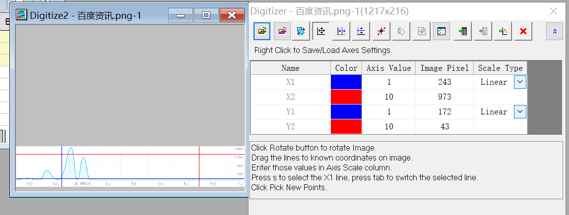 origin作图软件对已知坐标图形数据的提取_origin横向坐标读取工具-CSDN博客