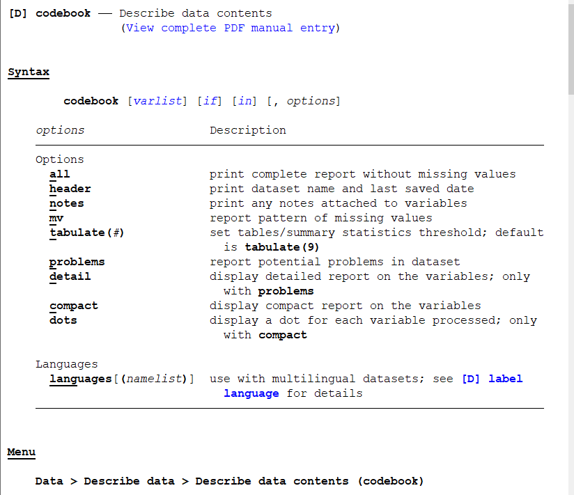 【stata】基础指令——学习教程全记录（01）_stata codebook-CSDN博客