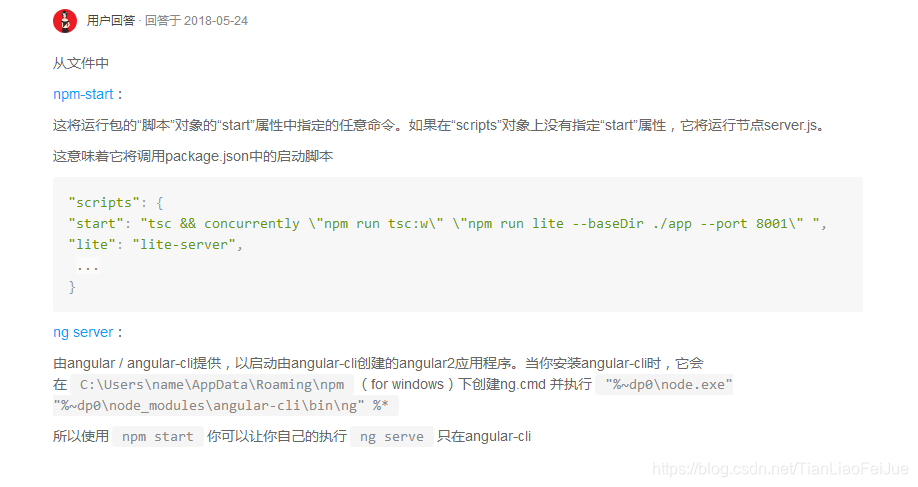 Npm Start 与 Ng Servenodejs实现自定义指令 Csdn博客