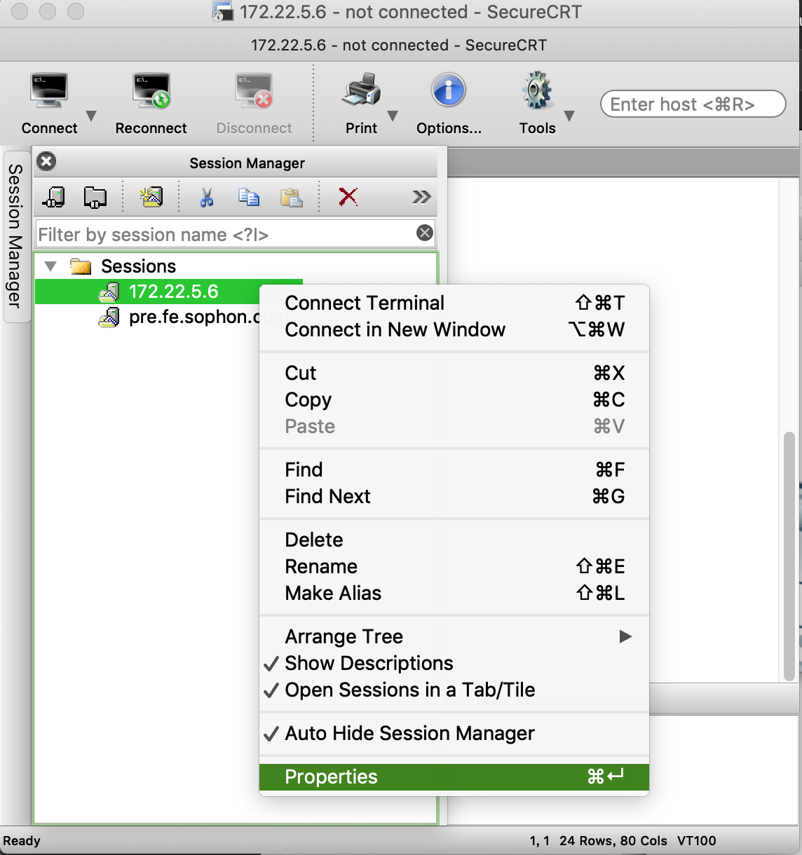 SecureCRT 入门使用_crt显示主机侧边栏-CSDN博客