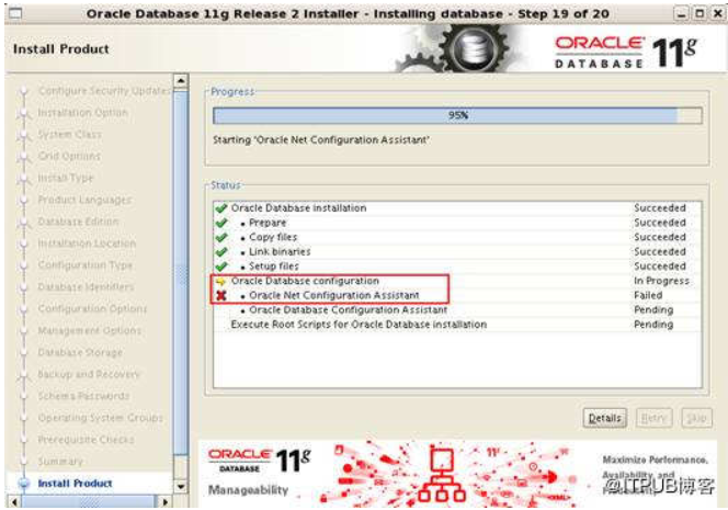 Centos7安装oracle11g笔记5：安装过程，oracle Net Configuration Assistant Failed Csdn博客 