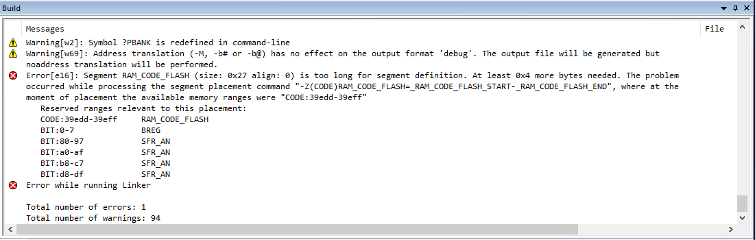 Iar For 8051 版本兼容解决办法error E183 Static Overlay Map Generation Xo I Csdn博客 