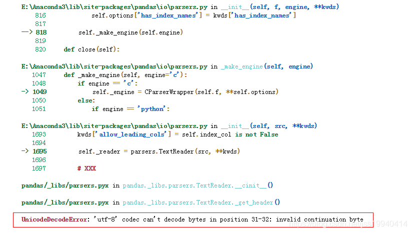 Pandascsv读取中文乱码问题pandas读取agb1312编码的csv文件乱码 Csdn博客