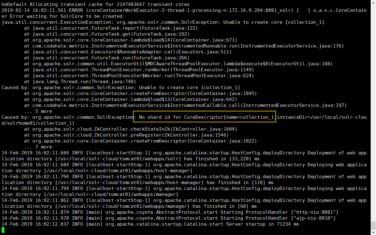 Solr+Zookeeper+Tomcat搭建Solr集群服务_solr tomcat zookeeper部署-CSDN博客