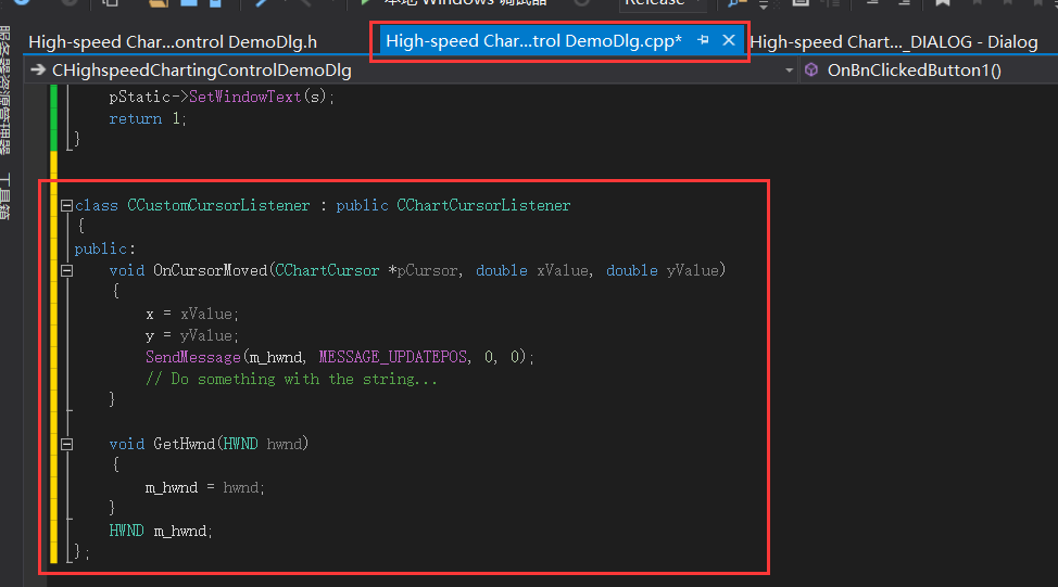 High-speed Charting Control（MFC绘图控件）--MFC绘图Demo(包含鼠标响应)_high-speed ...