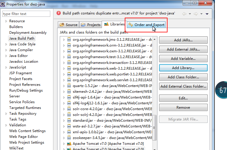 eclipse创建maven项目报错Resource Path Location Type The superclass "javax.servlet.http.HttpServlet ...