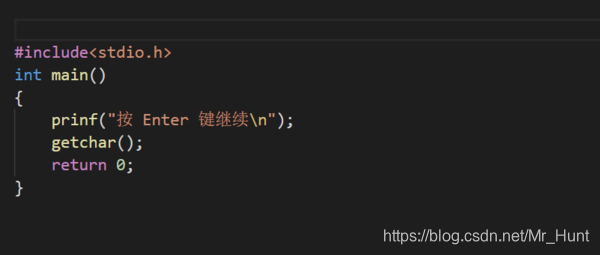 在c语言中如何实现按任意键继续c语言不引入其他头文件实现按任意键继续 Csdn博客 0089