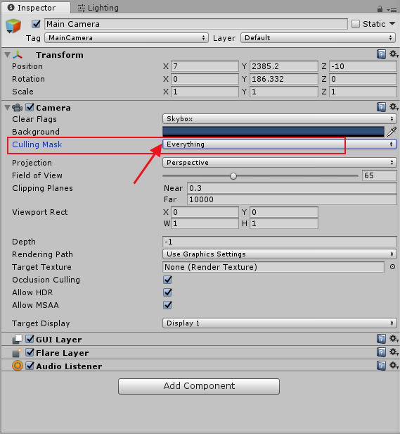 Unity中Camera参数—Culling Mask详解-CSDN博客