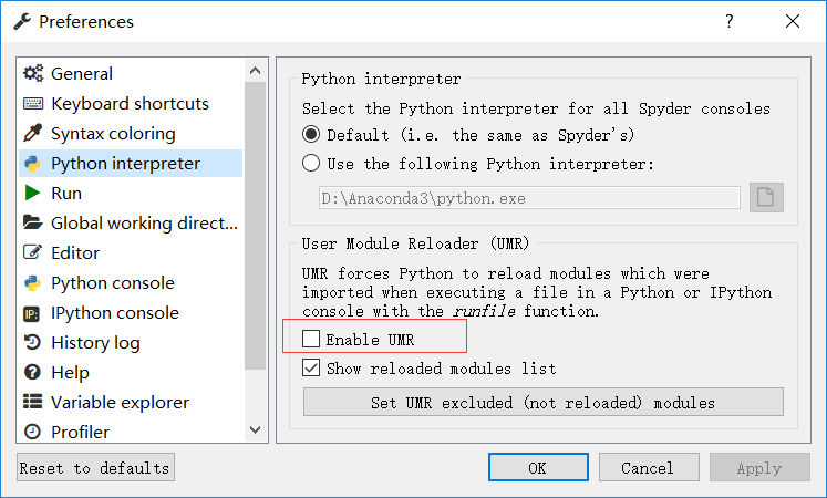 Solution to Reloaded modules error in Spyder - Programmer Sought