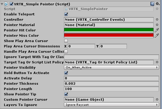 利用VRTK通过射线与UI 交互_vrtk使用射线跟ui交互的脚本是哪个-CSDN博客