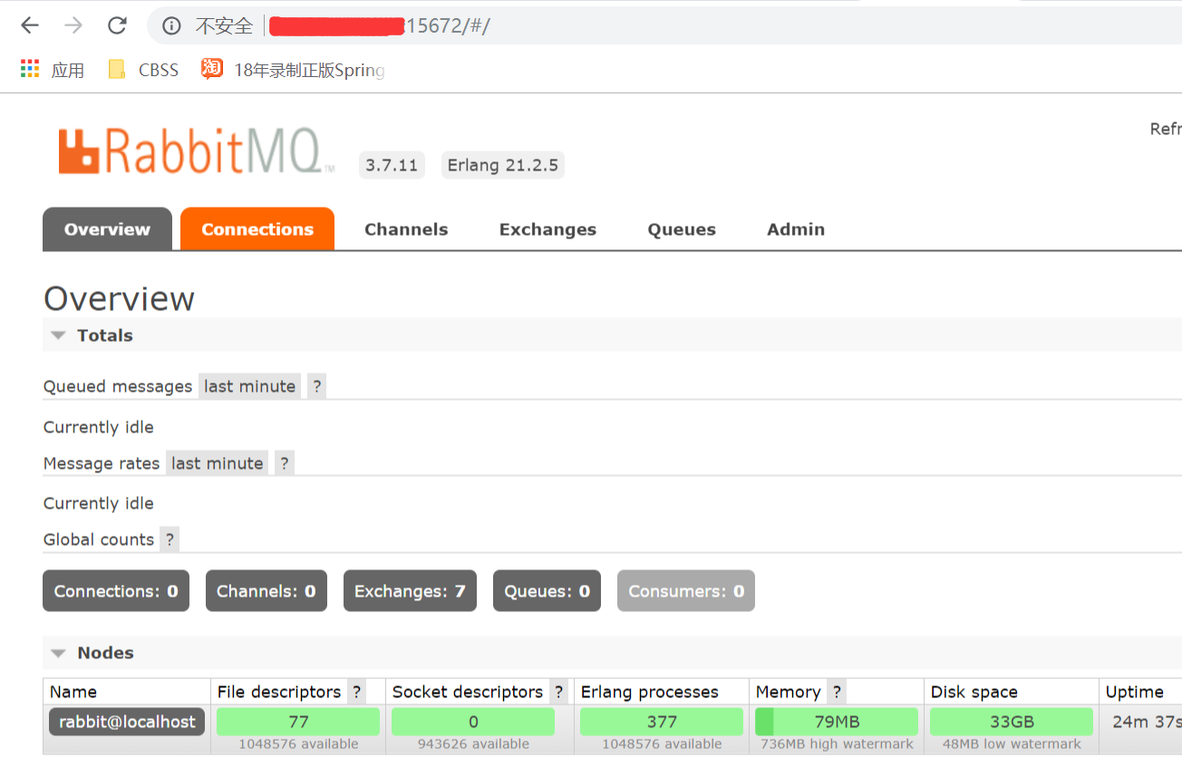Application does not remotely access the 5672 port of Rabbitmq - Programmer Sought