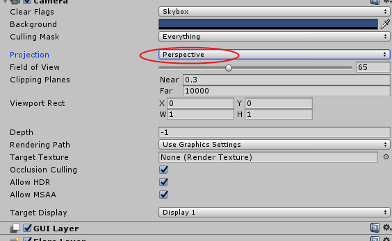 Unity中Camera中—Projection(透视和正交)详解_unity projection-CSDN博客