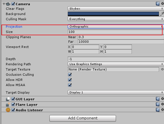Unity中Camera中—Projection(透视和正交)详解_unity projection-CSDN博客