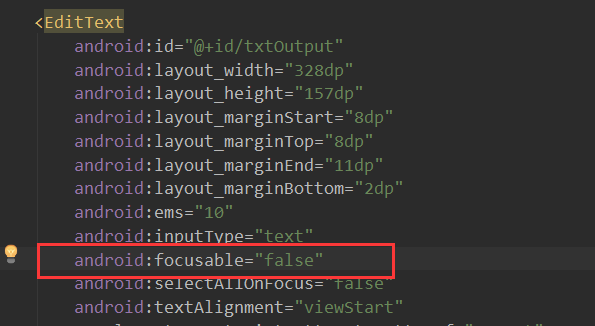 Android 实现EditText只读_android edittext 只读-CSDN博客