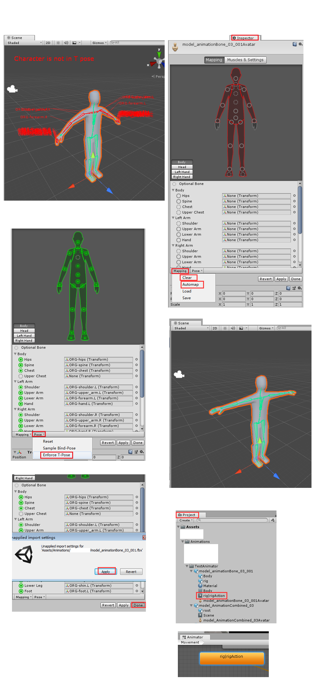 [Unity][blender]blender导入Unity中Character is not in T-pose 解决办法_character is not in t pose-CSDN博客
