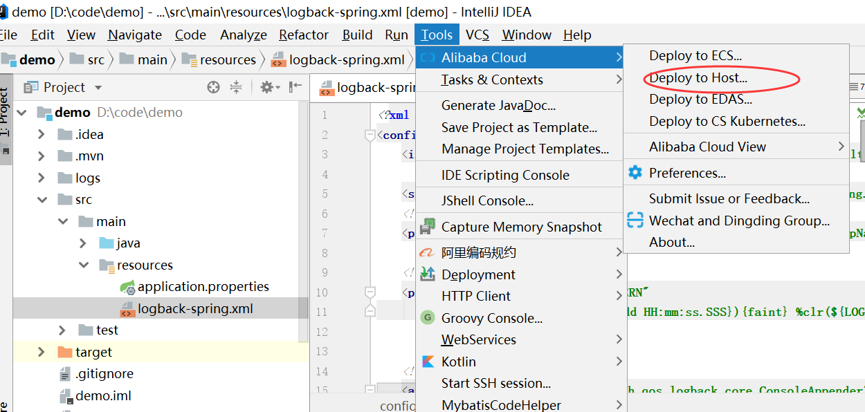 Alibaba Cloud Toolkit使用：在 Intellij IDEA 中部署 Spring Boot / Spring Cloud 应用到远程服务器_alibaba cloud ...