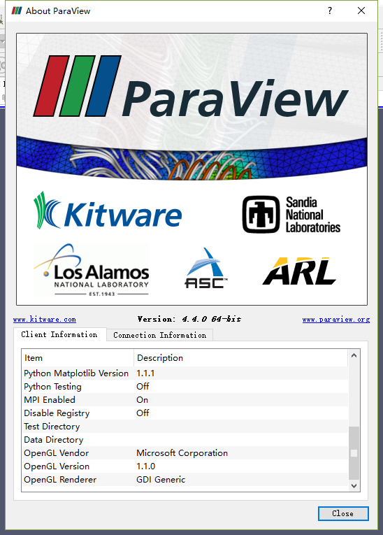OpenGL1.1支持的ParaView版本_查看paraview版本-CSDN博客