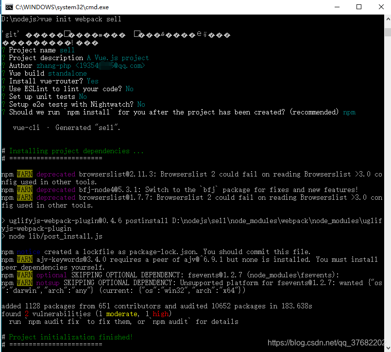 Windows之vue Cli安装和vue项目快速搭建win Vue Cli Csdn博客