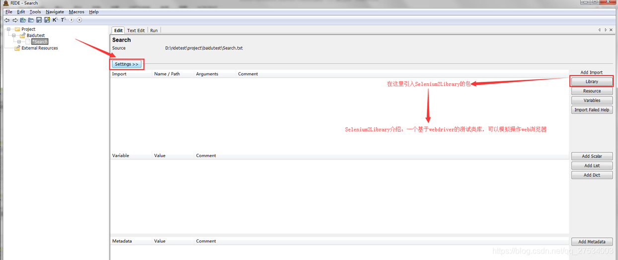 Robot Framework Selenium Ui自动化测试 入门篇robotframework Ride中selenium语法