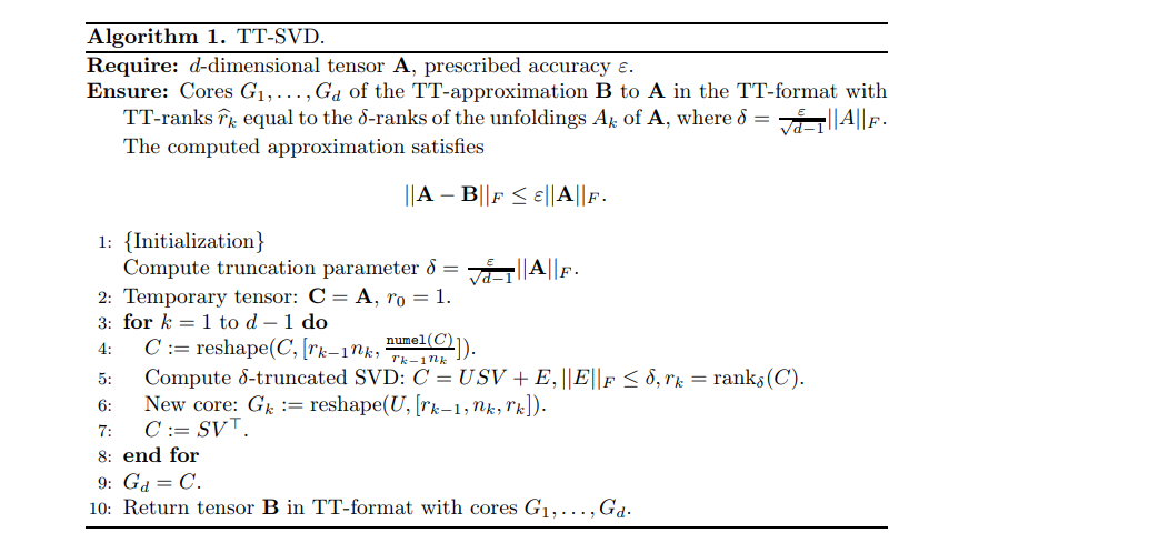 张量分解（四）：Tensor-train Decomposition_tensor train decomposition-CSDN博客