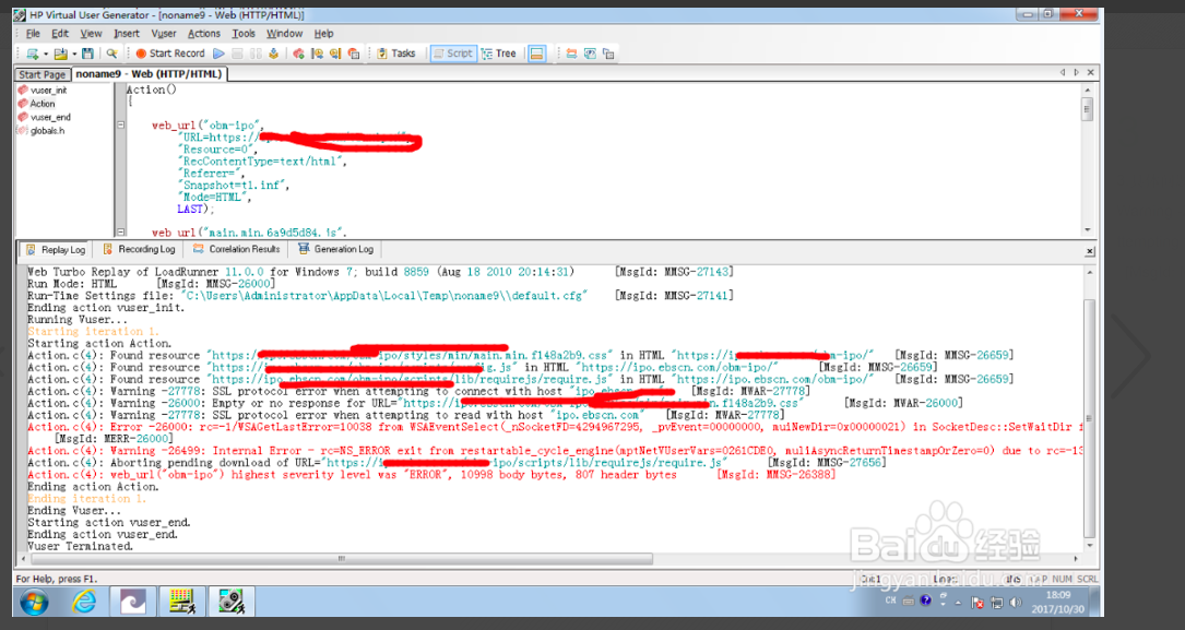 Loadrunner基础2-----解决loadrunner录制回放后报错解决_ssl protocol error when attempting to connect with-CSDN博客
