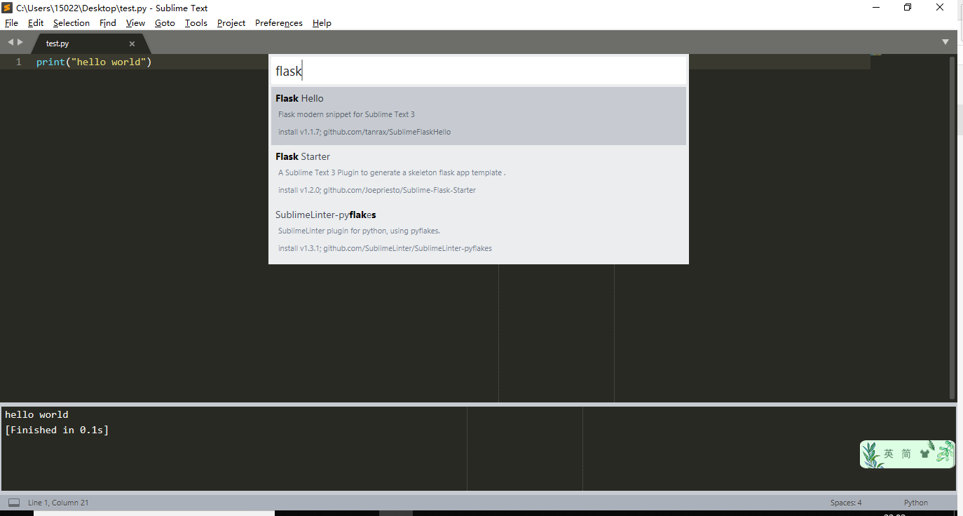 Win10下搭建sublime Text3和python3 8开发环境 Sublime Text3不支持python3 8 Csdn博客