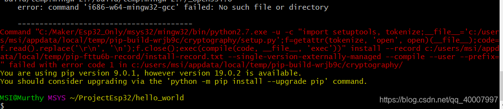 Esp Wroom 32学习①配置环境【已解决】 Espwroom32 Murthy的博客 Csdn博客