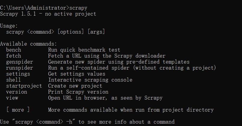 scrapy安装成功，但是命令行startproject失败_scrapy startproject报错-CSDN博客