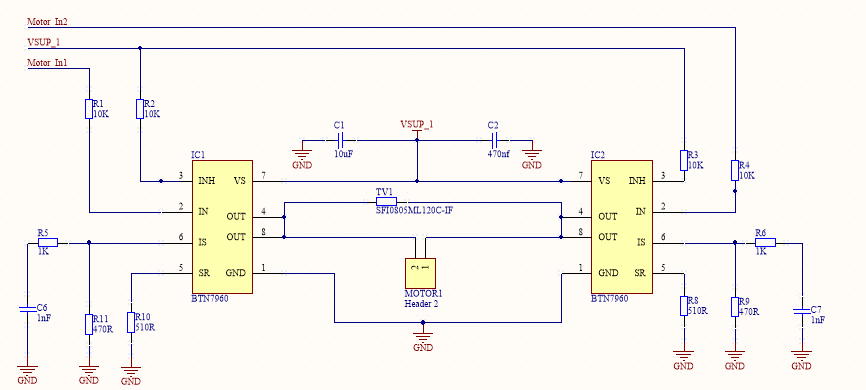 毕设+电路板（BTN7960驱动电路+LM2596/AMS117稳压电路+蜂鸣器+STM32F103C8T6最小系统电路）_btn7960b引 ...