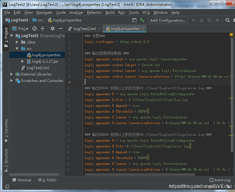 Java编程:intellij Idea使用log4j输出日志记录完整教程idea Intellij加上输出日志文件 Csdn博客