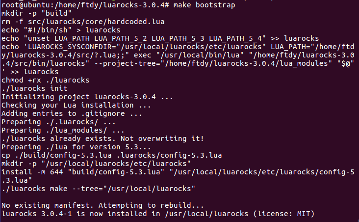 ubuntu上安装luarocks，并添加LuaFileSystem_lua luafilesystem 安装-CSDN博客