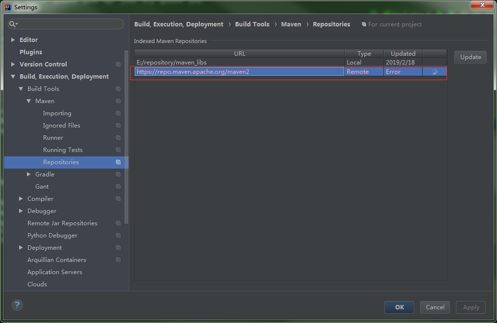 IDEA中maven报nexus-maven-repository-index.properties does not exist错误_resource nexus-maven ...