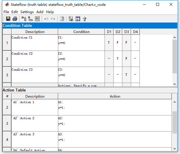 Simulink建模与仿真学习笔记之真值表（Truth Table）_stateflow中truth table用法-CSDN博客