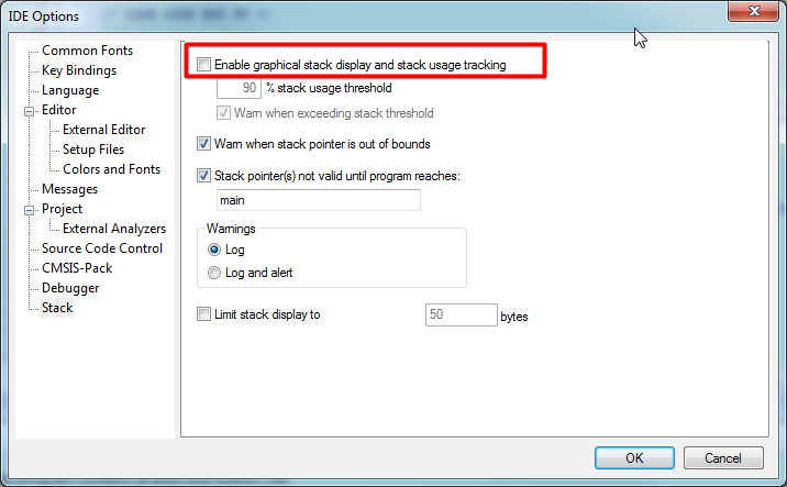 IAR调试使用技巧汇总：数据断点、CallStack、设置堆栈、查看栈使用和栈深度、mac/icf/map file, FreeRTOS插件等_iar 调试-CSDN博客