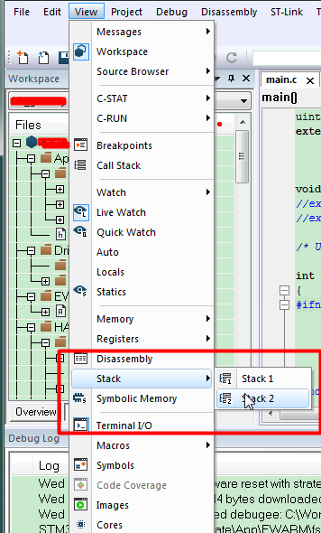 IAR调试使用技巧汇总：数据断点、CallStack、设置堆栈、查看栈使用和栈深度、mac/icf/map file, FreeRTOS插件等_iar 调试-CSDN博客
