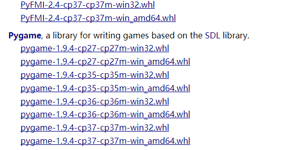pygame的安装（python3.7）_py3.7安装pygame教程-CSDN博客