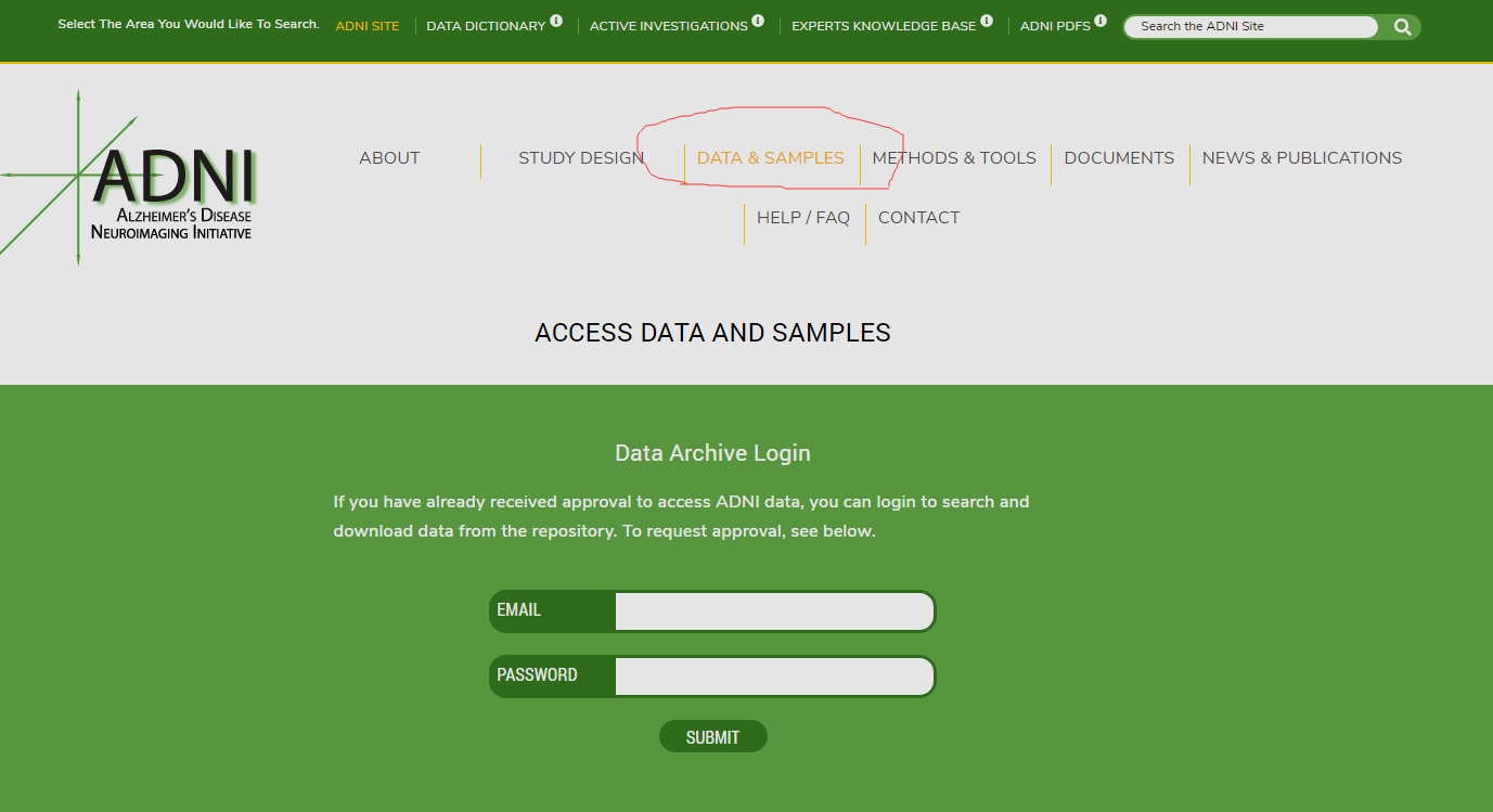 ADNI数据集下载（详细）_adni脑部图像数据集的标签怎么下载-CSDN博客