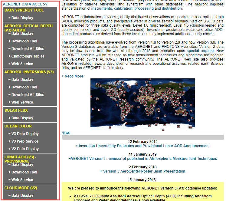 AERONET数据产品介绍-CSDN博客