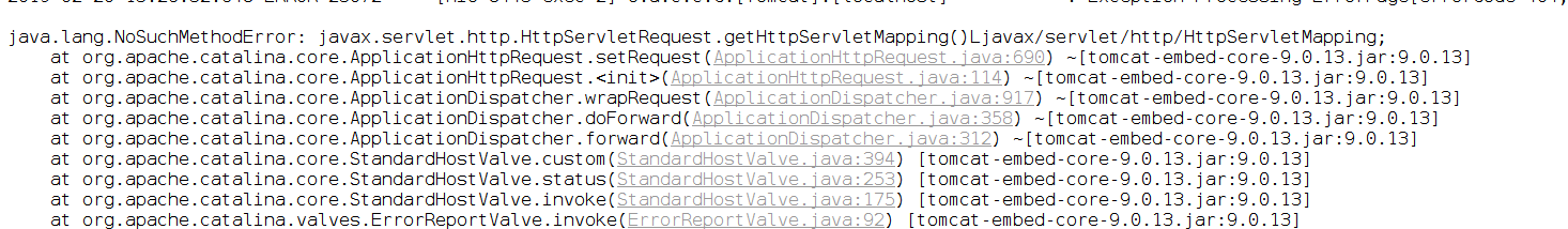 spring boot 的找不到 httpServletMapping方法的bug_springmvc 没有servlet-mapping ...