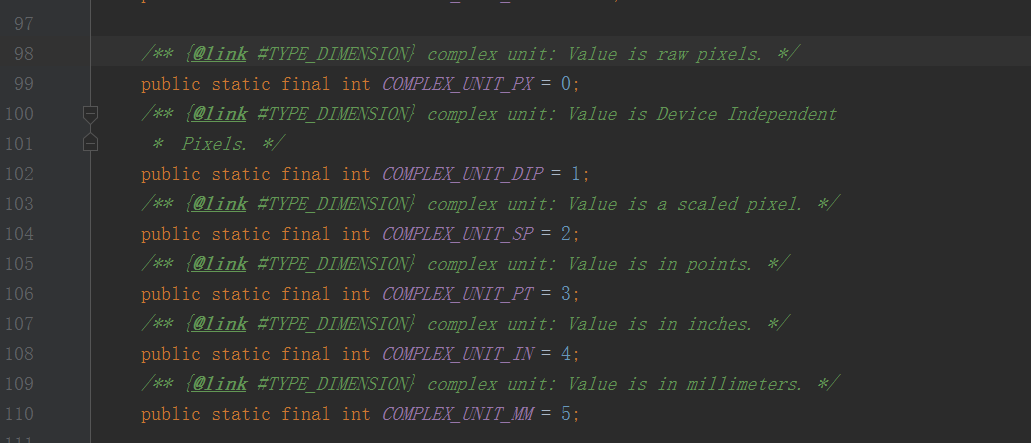 Android使用TypedValue将dp/sp等转换为px的方式介绍_android typedvalue-CSDN博客