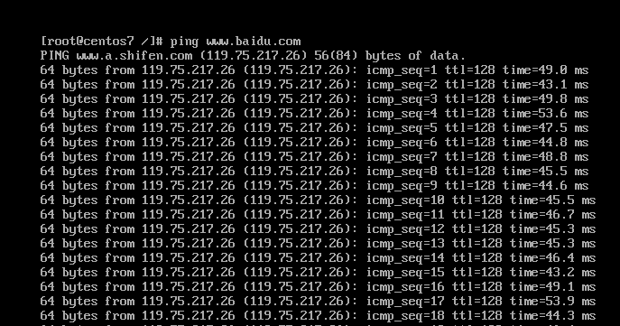 CentOS7操作系统安装及安装后解决ping不通网络和主机域名的问题_centos ping域名-CSDN博客
