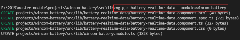 ng c g新建组件出现More than one module matches. Use skip-import option to ...